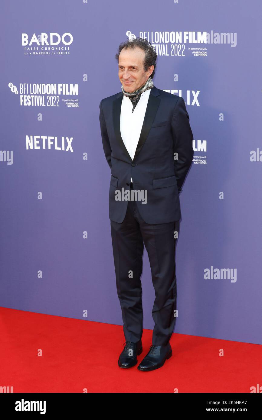 London, UK. 8th Oct 2022. Daniel Giménez Cacho attends UK premiere of ...