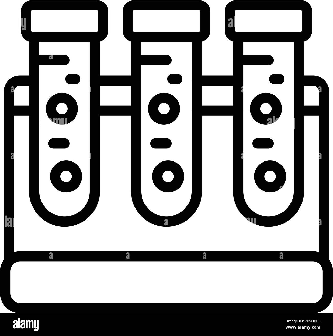Food test tubes icon outline vector. Safety inspection. Quality review ...