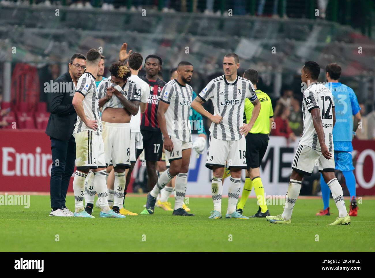 Leonardo Bonucci of Juventus Fc and team mates during the Italian Serie ...