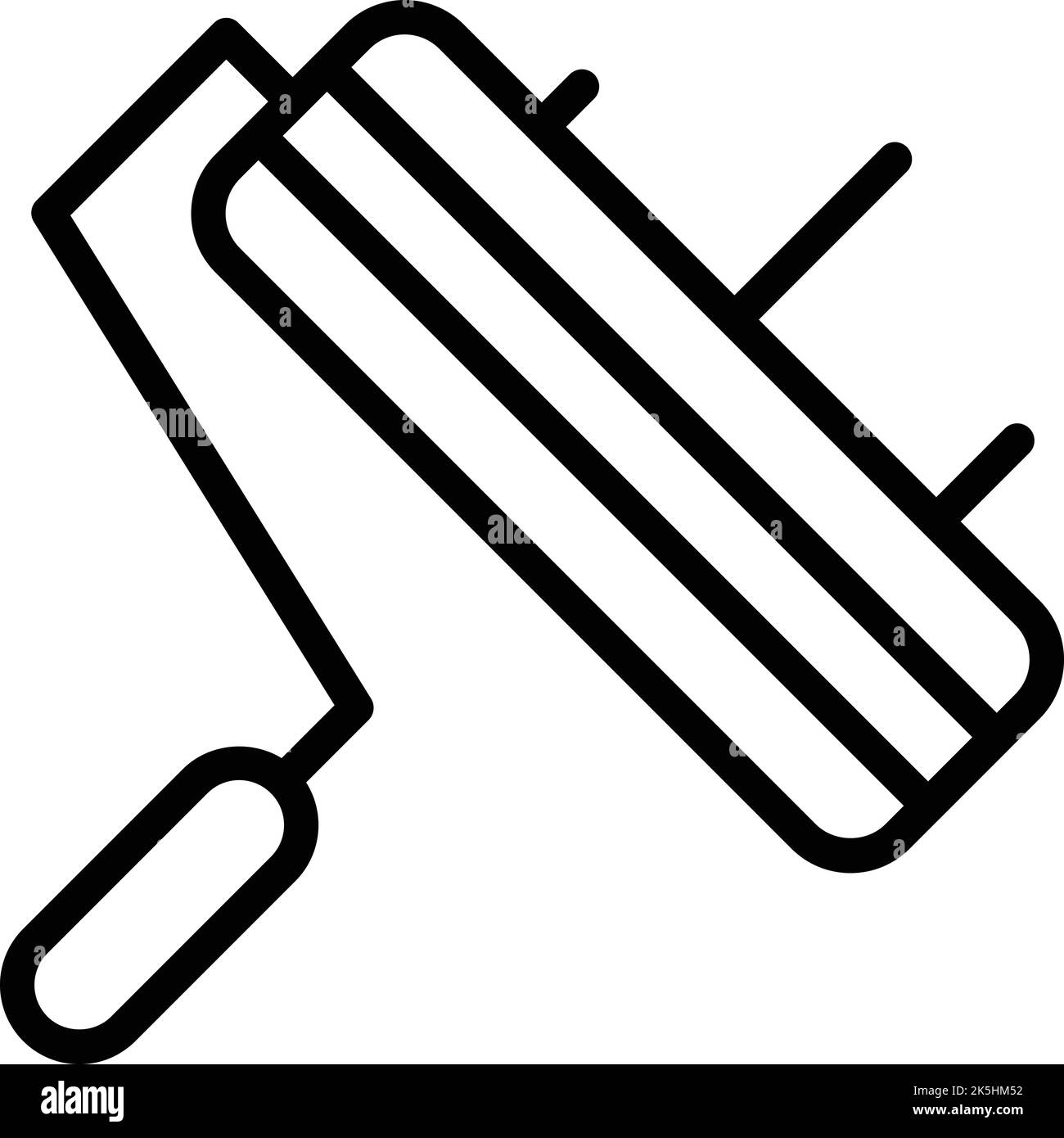 Paint roller icon outline vector. DIY repair. Home tool Stock Vector ...