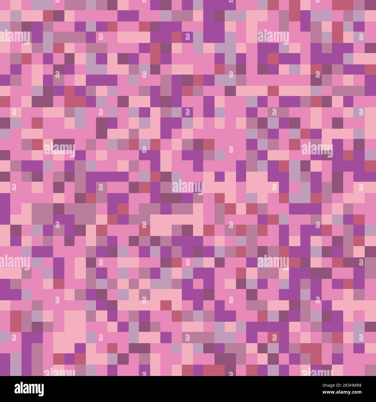 Pixel mosaic seamless pattern in purple tones. Repeating texture with ...