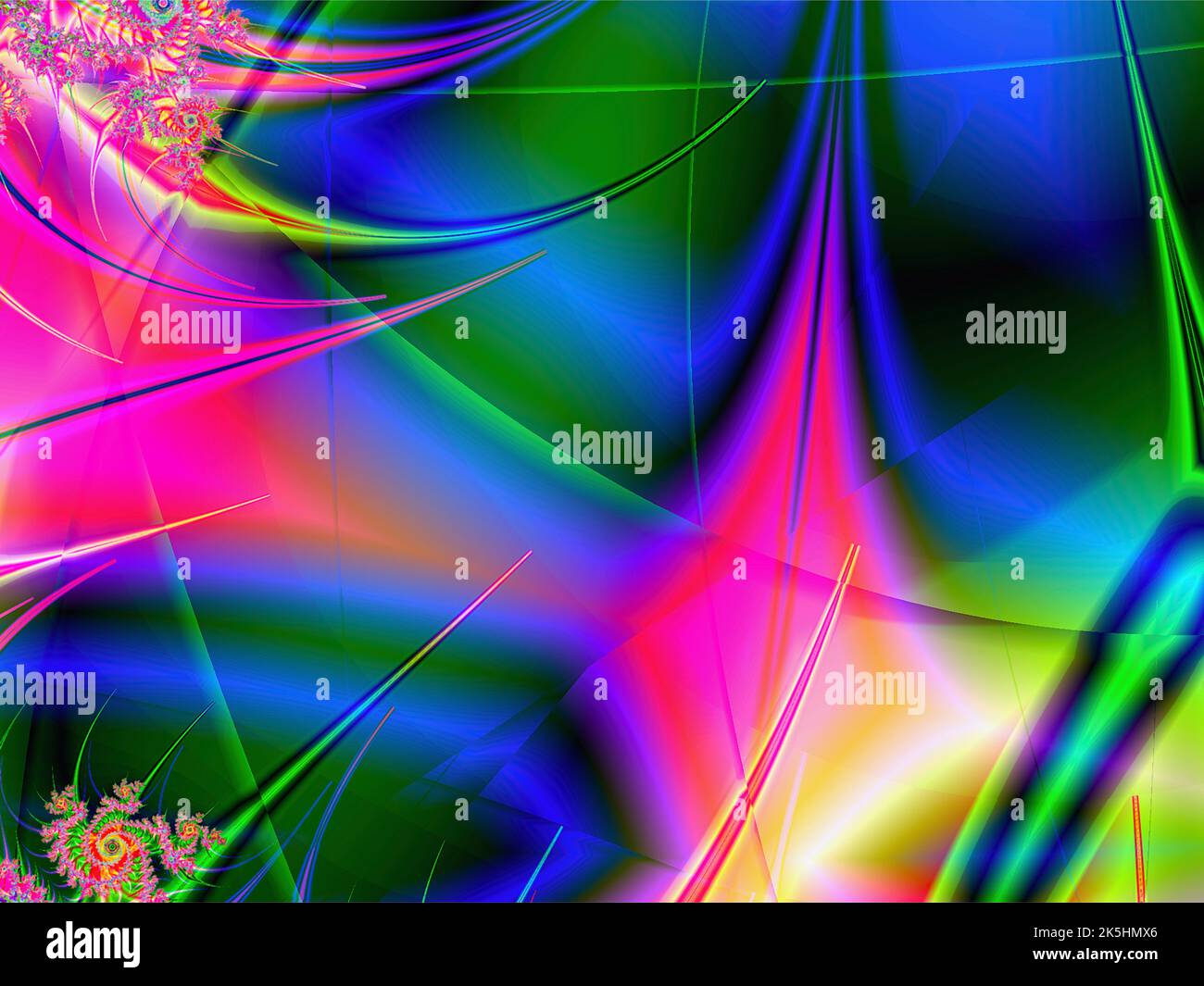 abstract bright multicolor linear pattern, color graphics, background ...