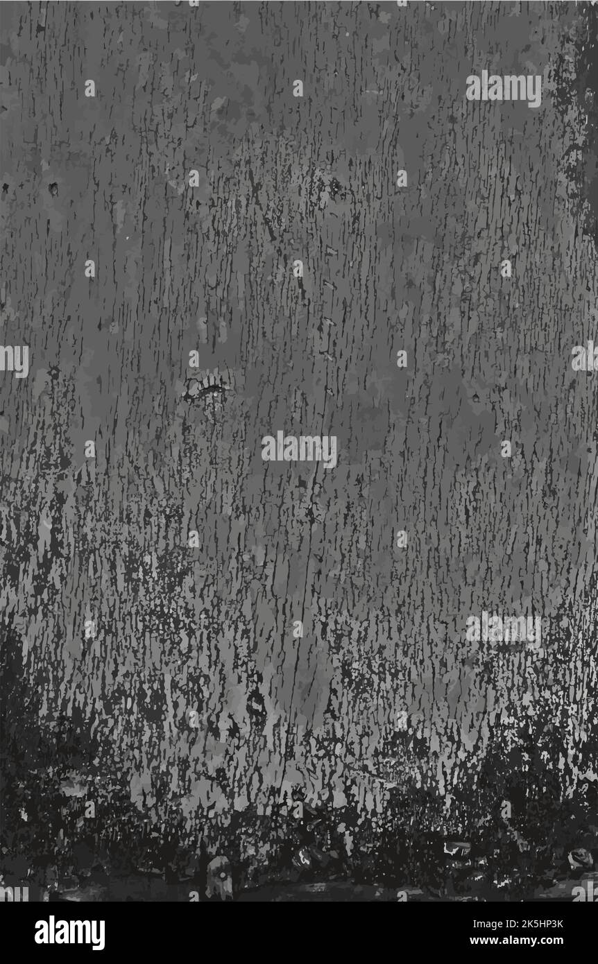 Abstract grunge scratched wooden background in monochrome colors ...
