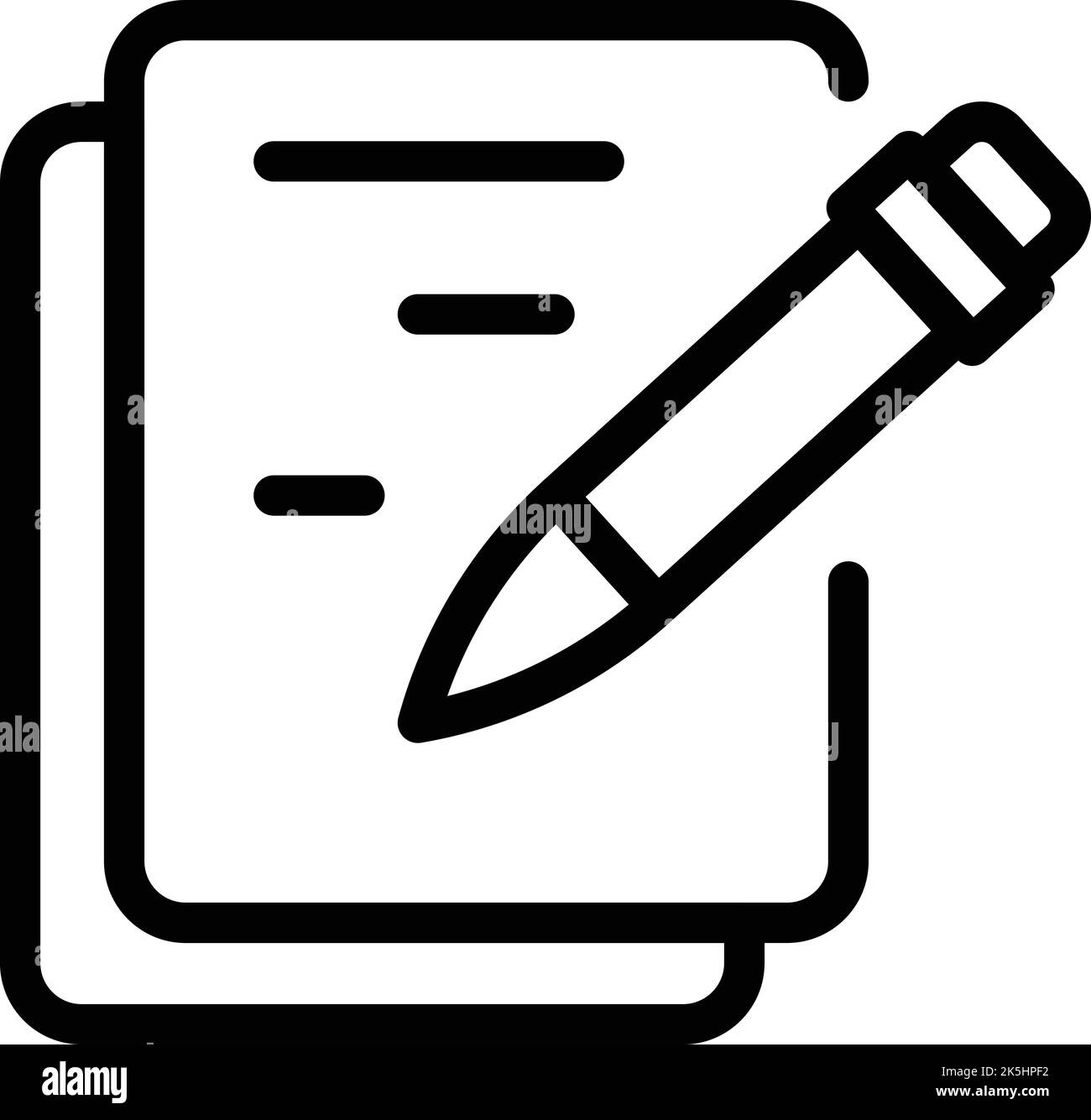 Curve paint pen icon outline vector. Digital stylus. Computer design ...