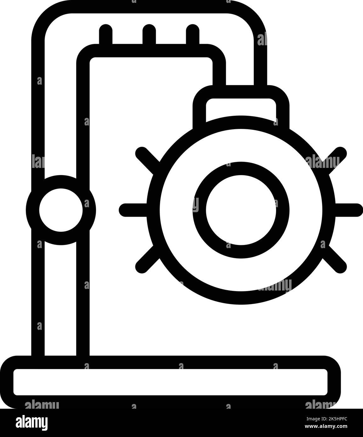 Light salon nail icon outline vector. Polish art. Care studio Stock ...