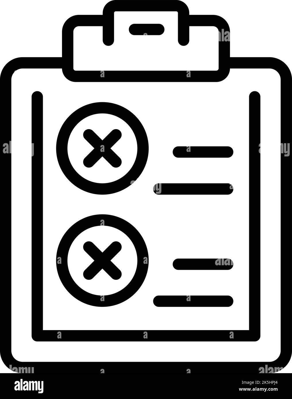 Clipboard control icon outline vector. Safety product. Electronic ...