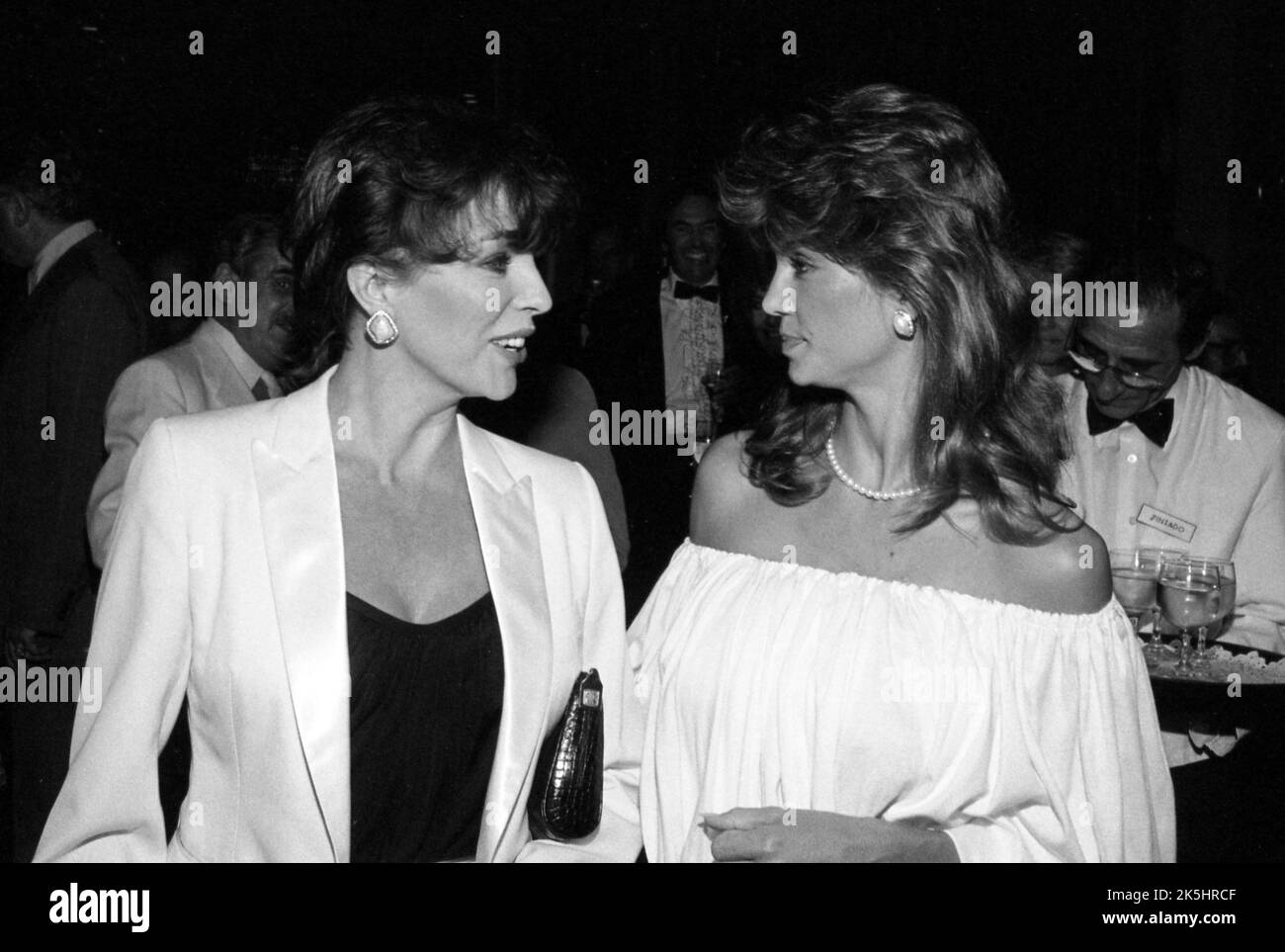 Joan collins and Victoria Principal Circa 1980's Credit: Ralph ...