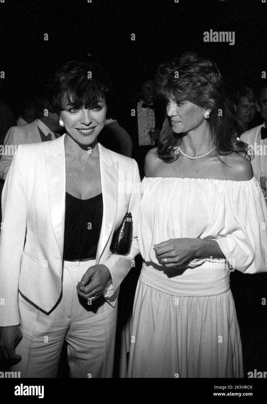 Joan collins and Victoria Principal Circa 1980's Credit: Ralph ...