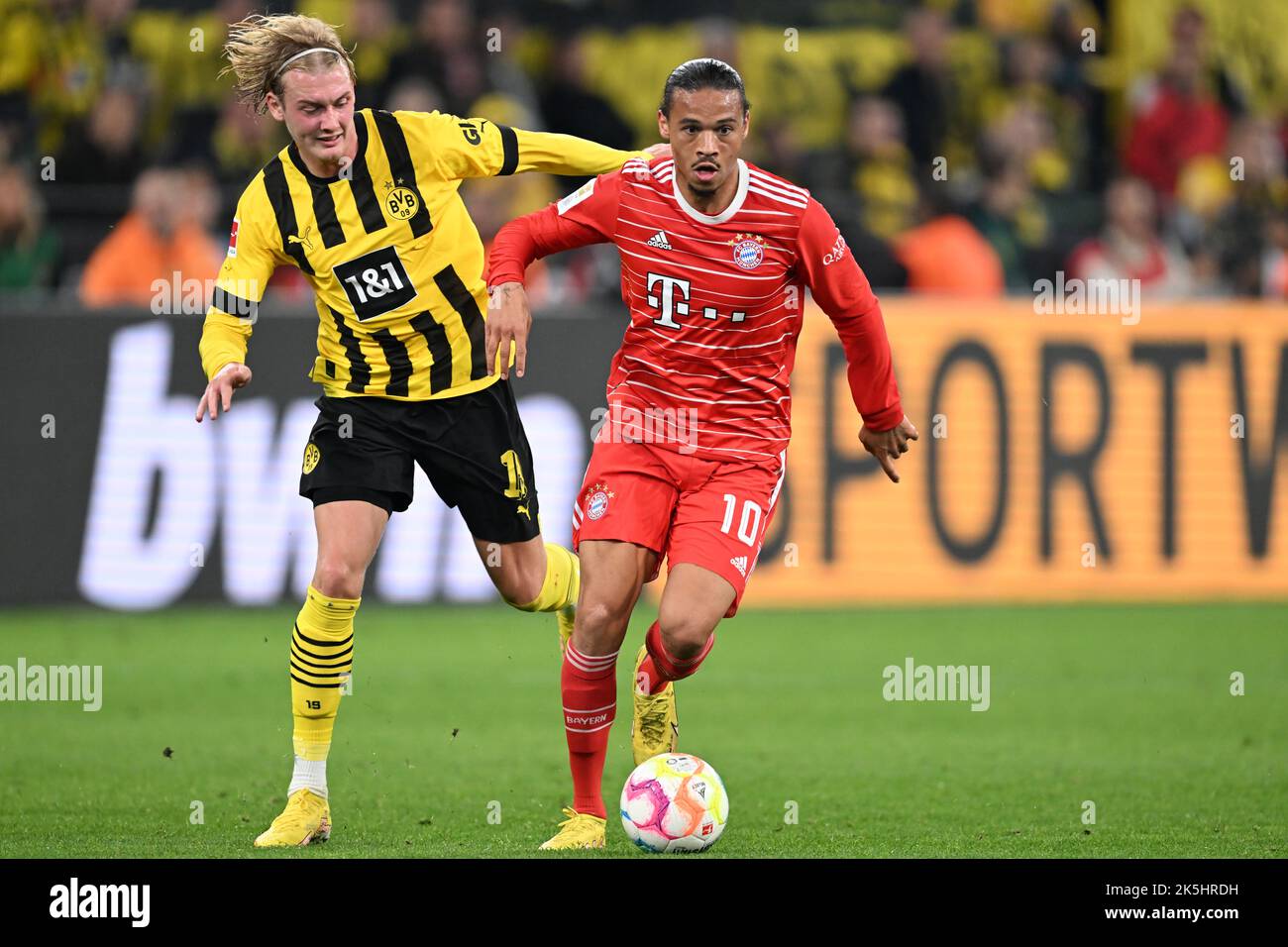 DORTMUND - (lr) Julian Brandt of Borussia Dortmund, Leroy Sane of FC ...