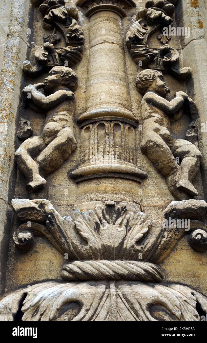 Kirby Hall, Northamtonshire, England Stock Photo - Alamy