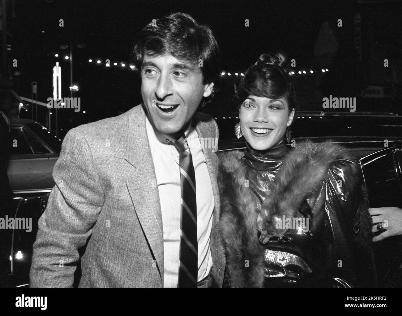 Barbi Benton and George Gradow at the opening night of Barnum at The ...