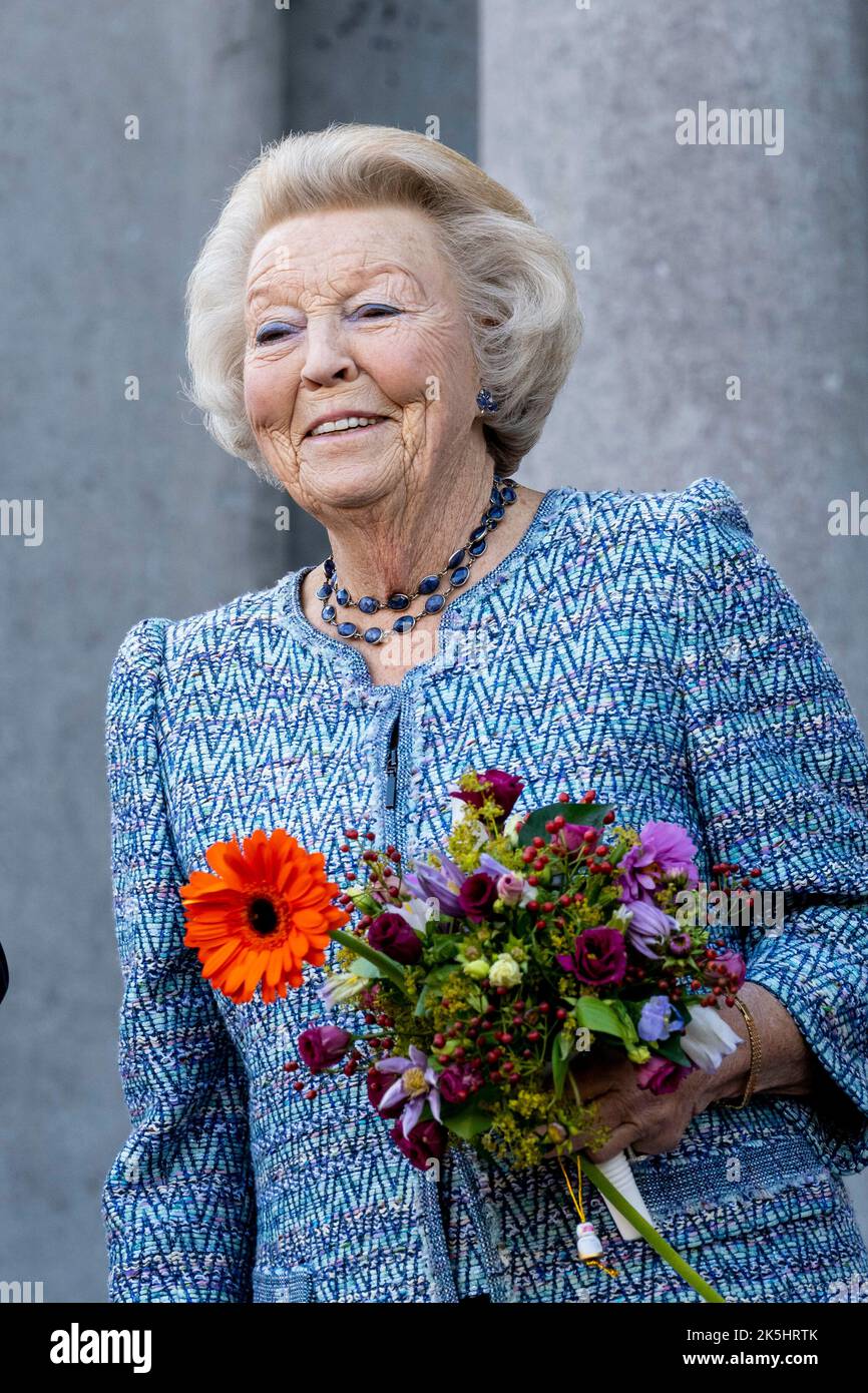 Princess Beatrix of The Netherlands at Palace Soestdijk in Baarn, on ...