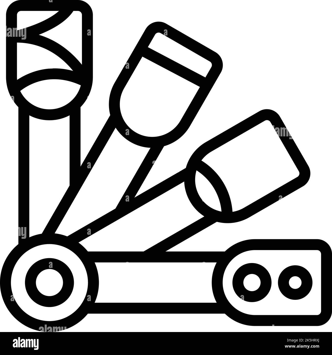 Care nails icon outline vector. Nail bar. Studio art Stock Vector Image ...