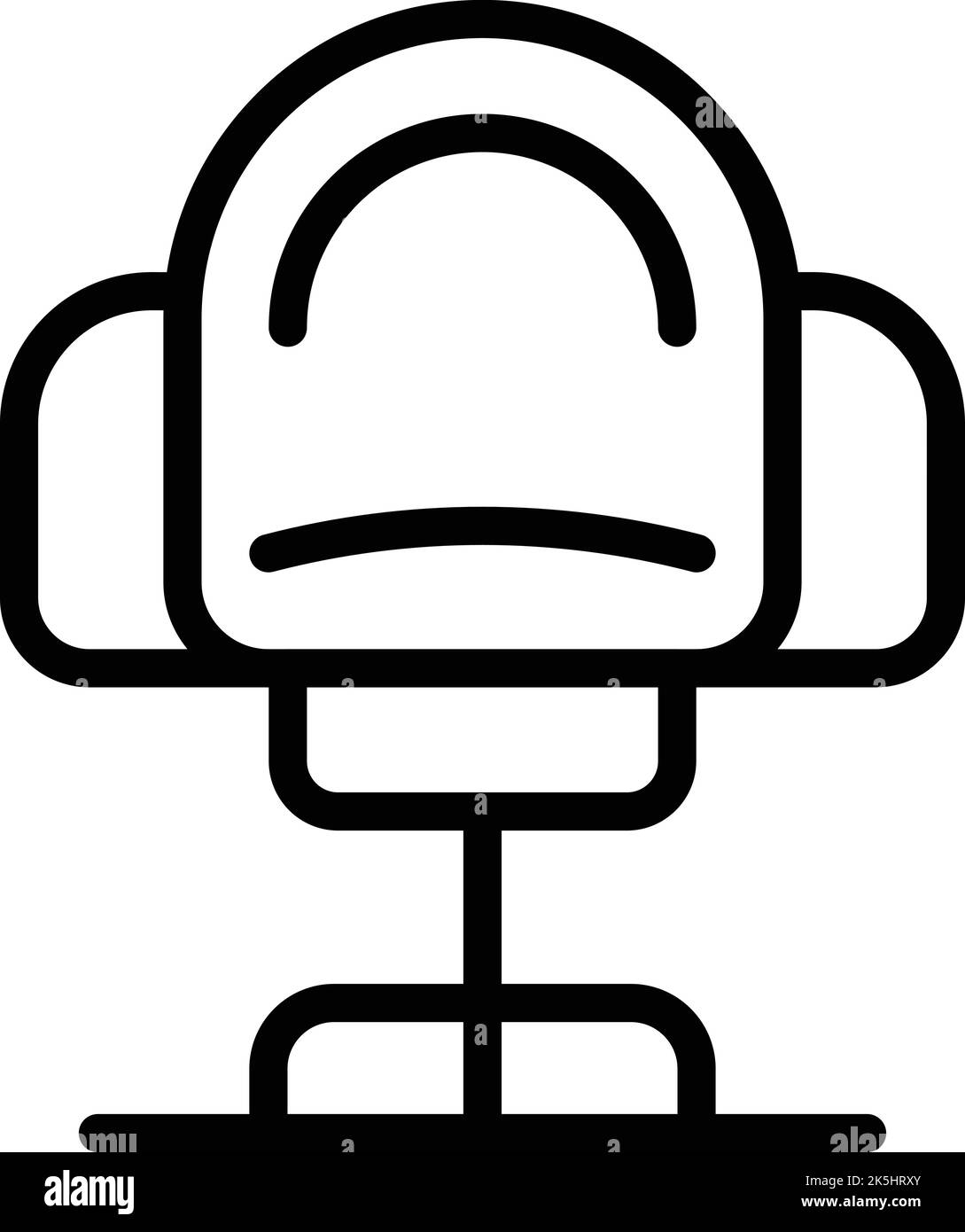 Polish chair icon outline vector. Nail art. Manicure studio Stock ...