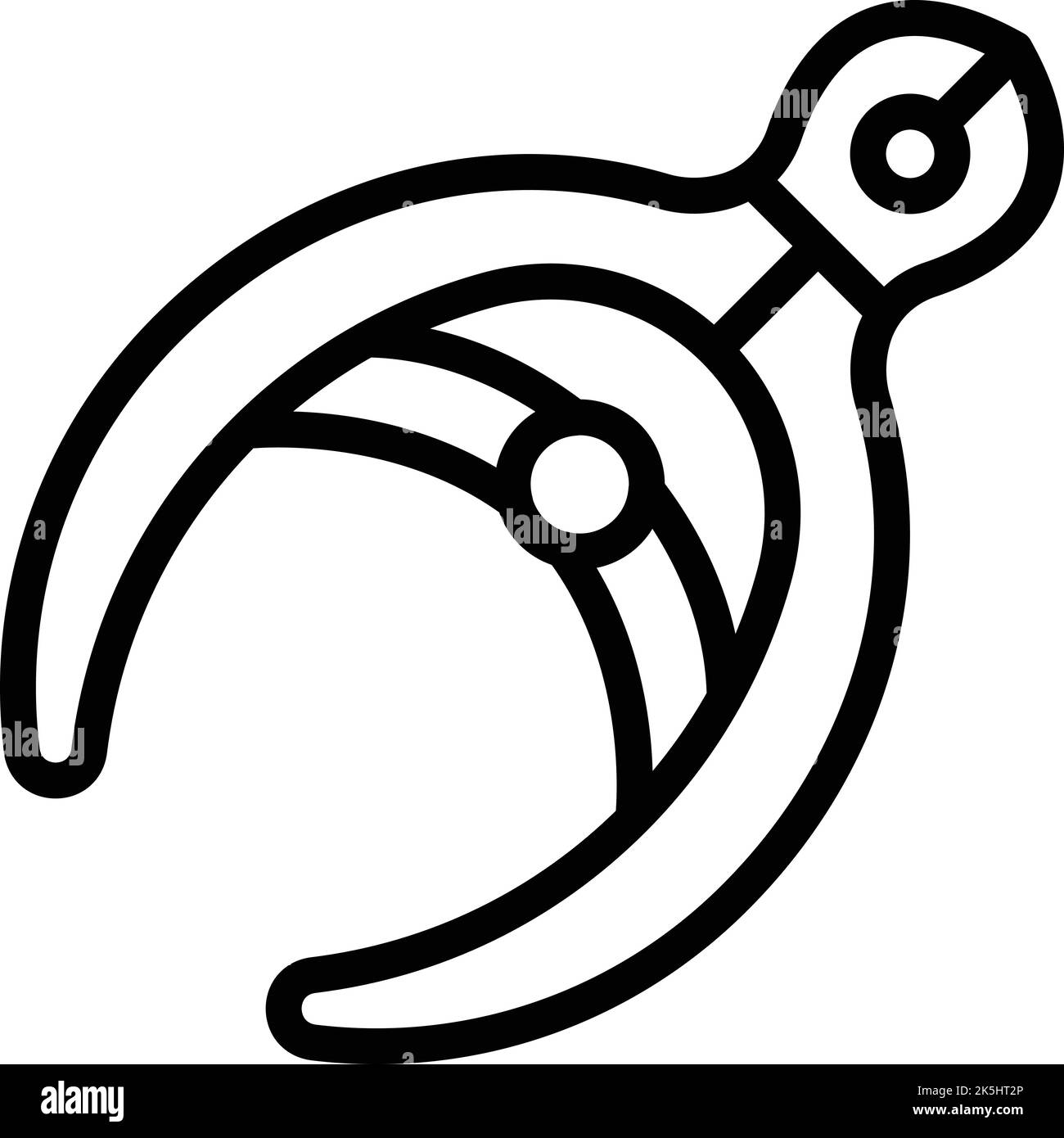 Lips brush icon outline Cut Out Stock Images & Pictures - Alamy