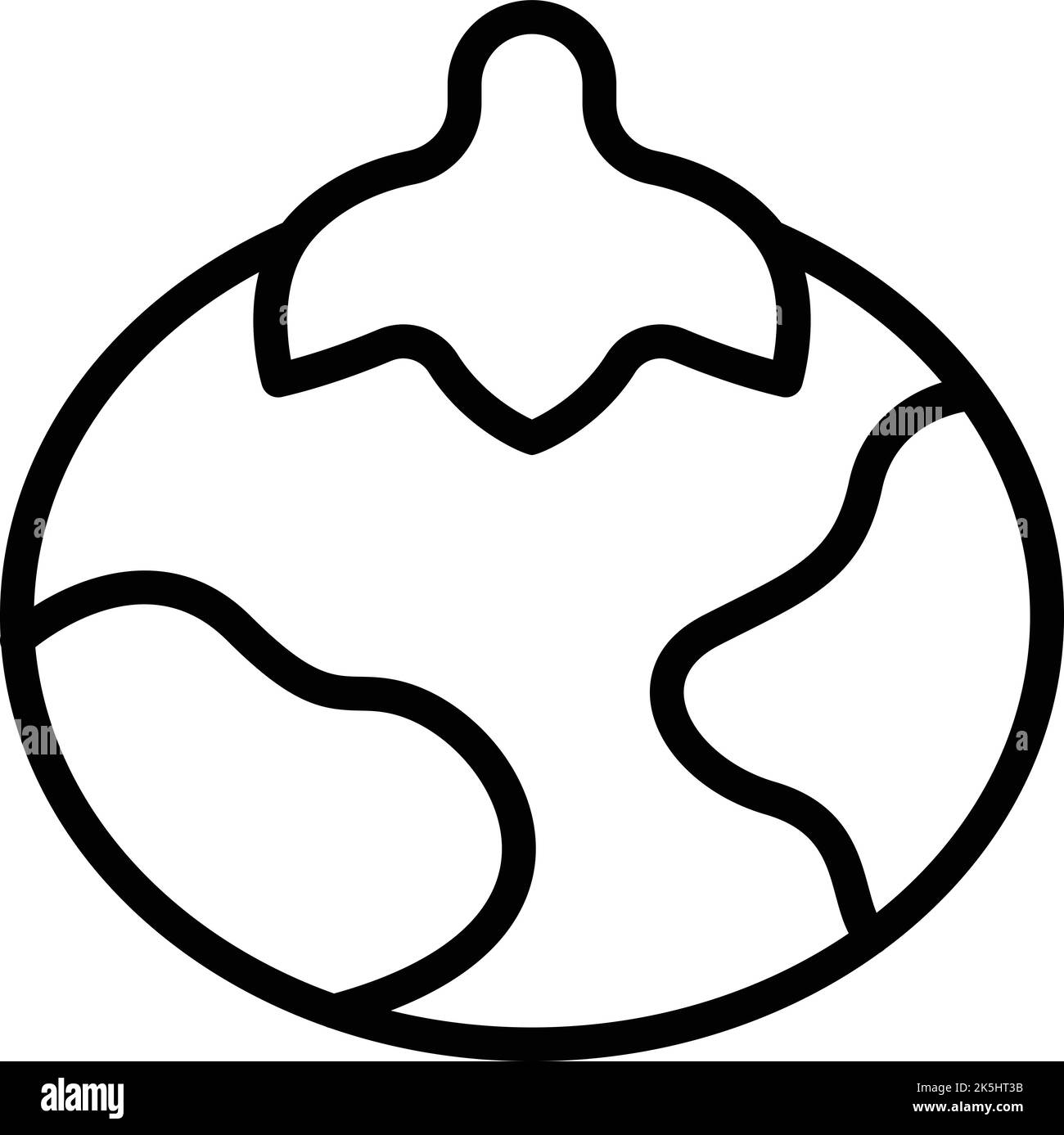 Defective ball icon outline vector. Control product. Safety electronic ...