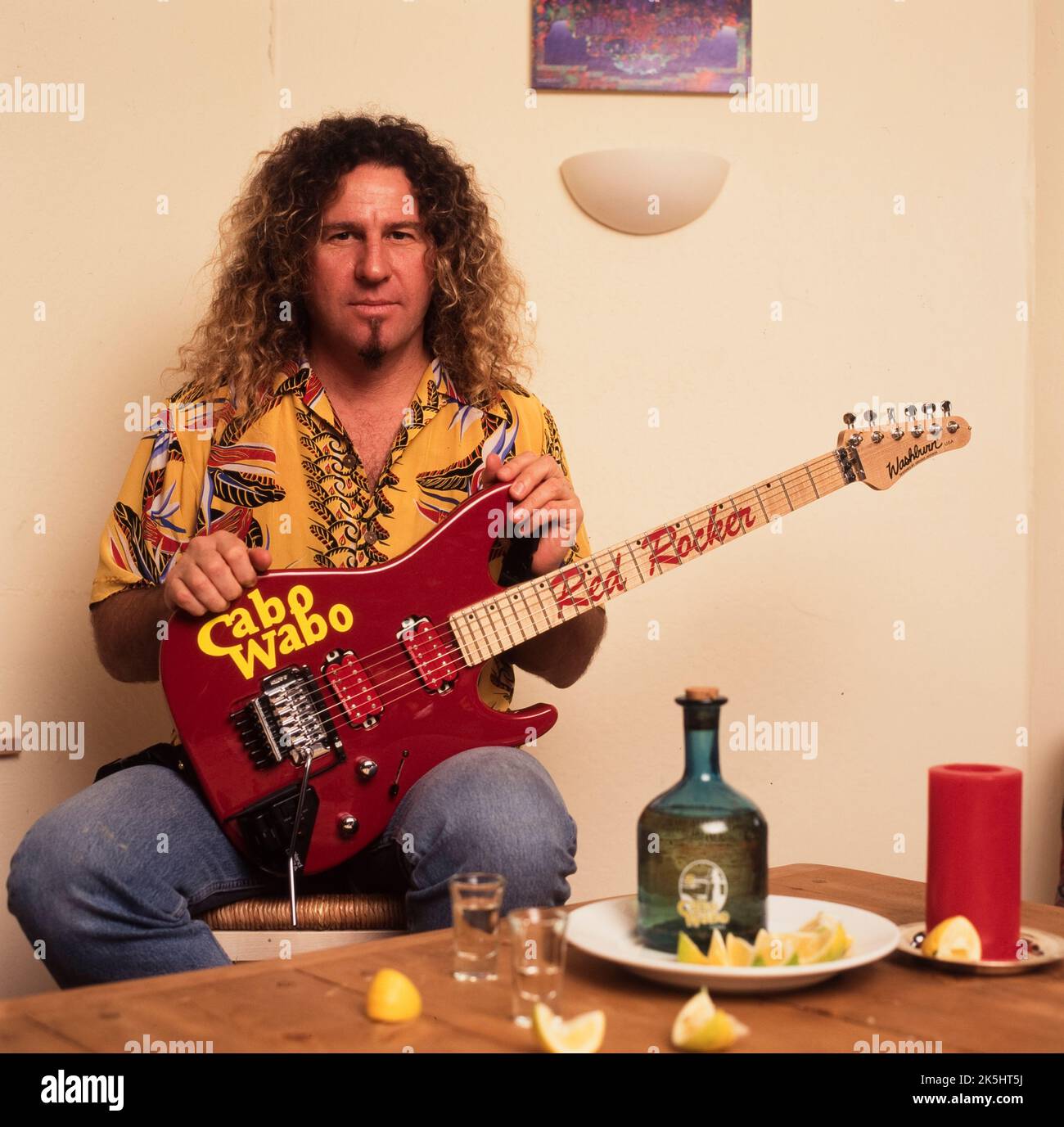 Sammy Hagar studio portrait session circa 1997 Credit: Ross Pelton ...