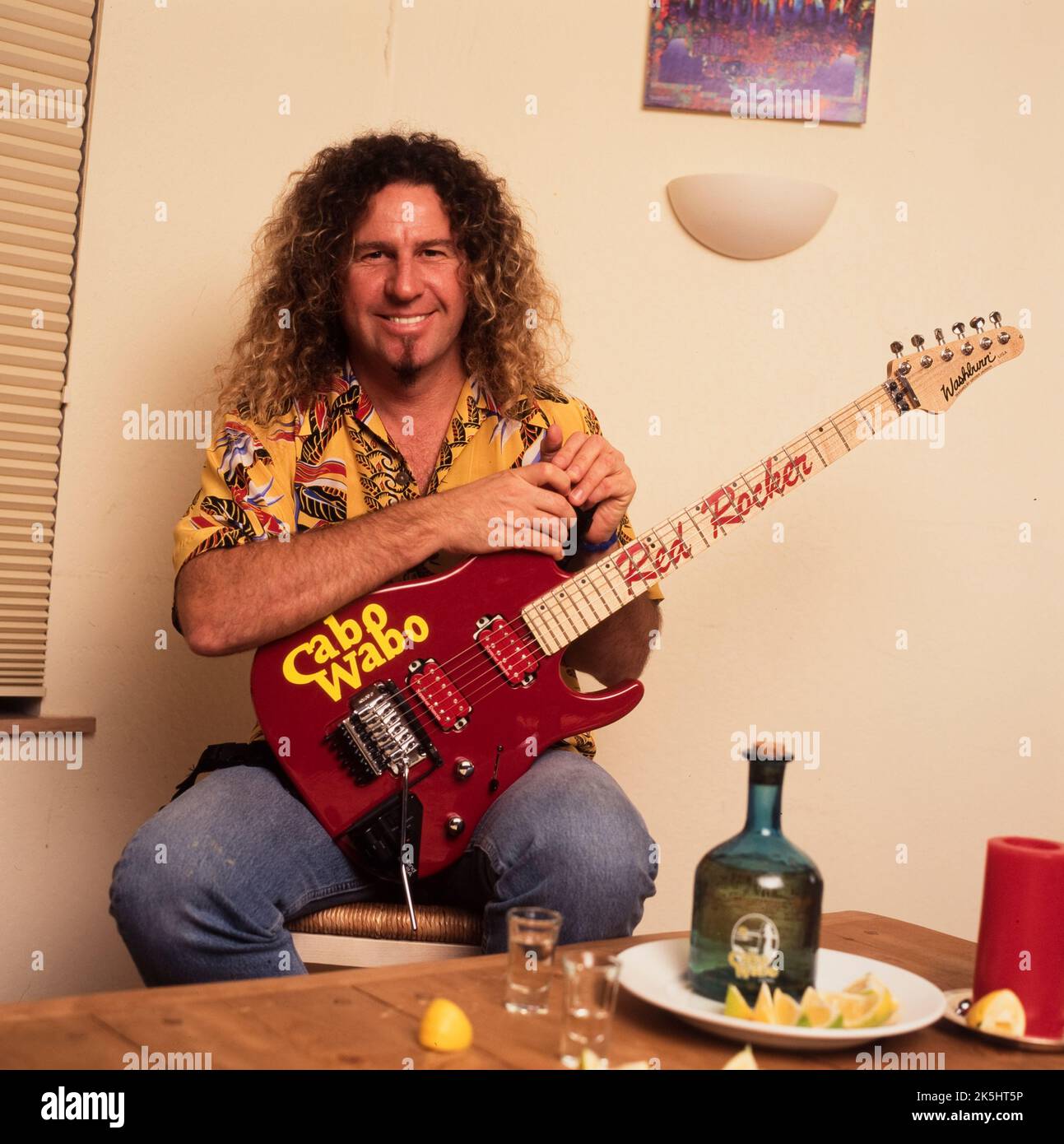 Sammy Hagar studio portrait session circa 1997 Credit: Ross Pelton ...