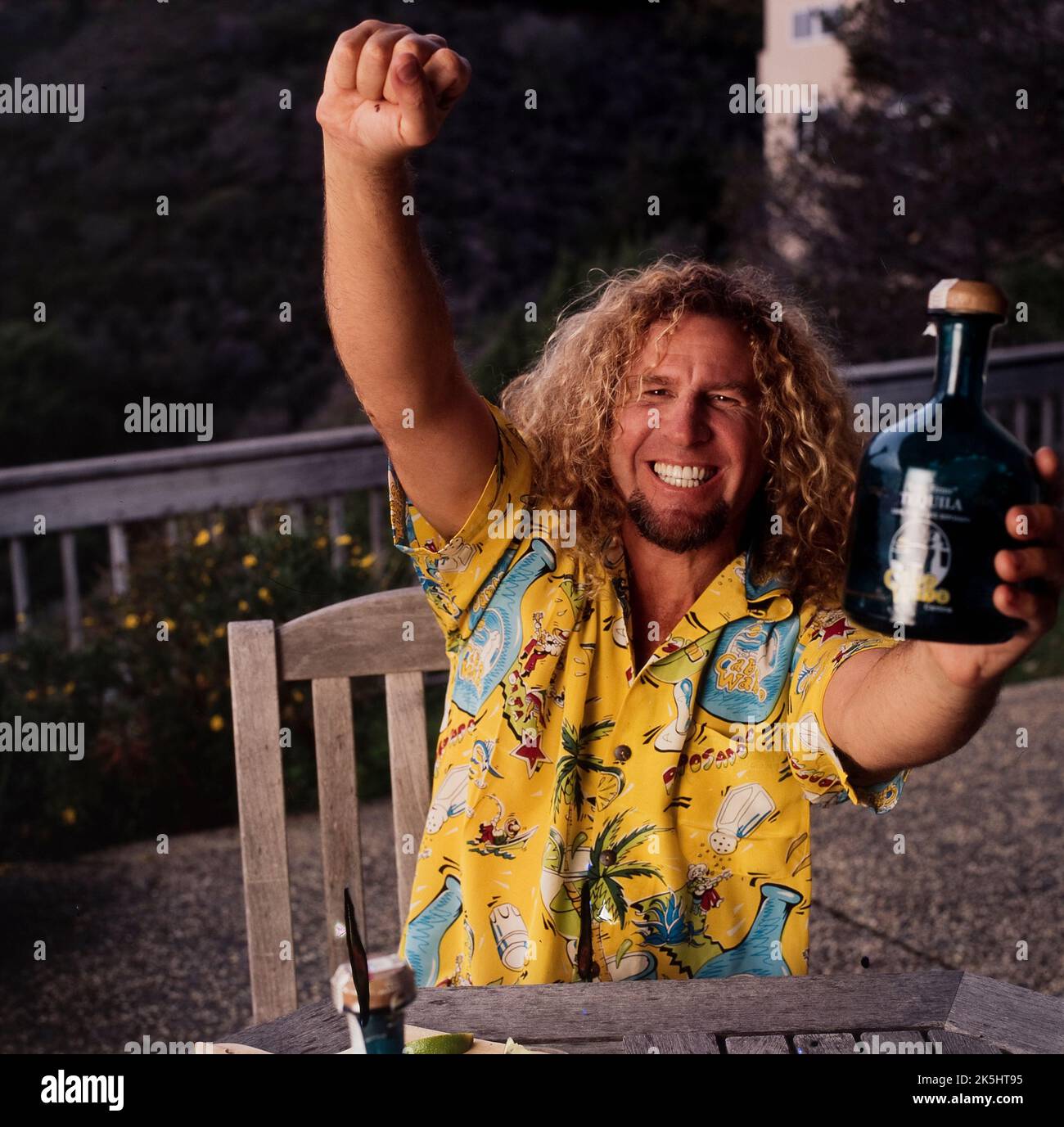 Sammy Hagar studio portrait session circa 1997 Credit: Ross Pelton ...