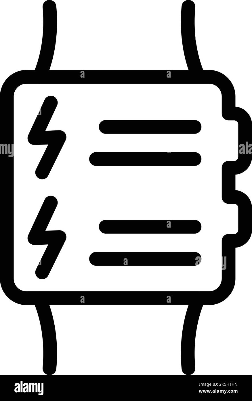 Smartwatch Icon Outline Vector Run Program Application Care Stock Vector Image And Art Alamy 4953