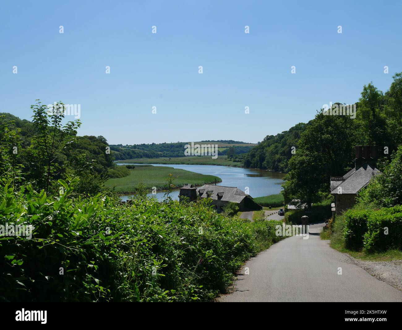 Cotehele Quay, Cornwall Stock Photo - Alamy