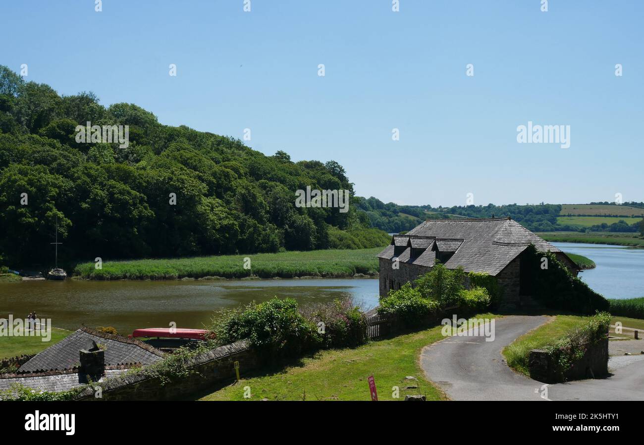 Cotehele cornwall quay hi-res stock photography and images - Alamy
