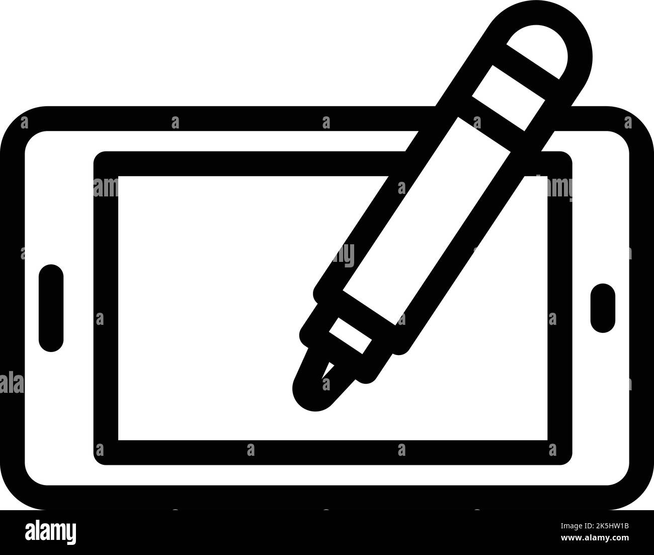 Digital tablet signature Black and White Stock Photos & Images - Alamy