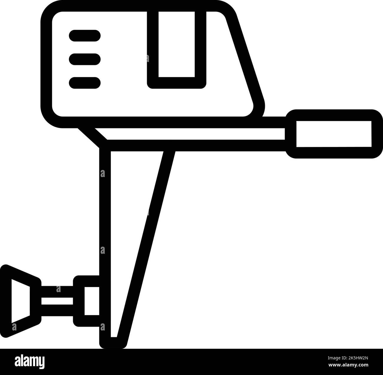 Motorboat icon outline vector. Outboard motor. Engine cruise Stock ...