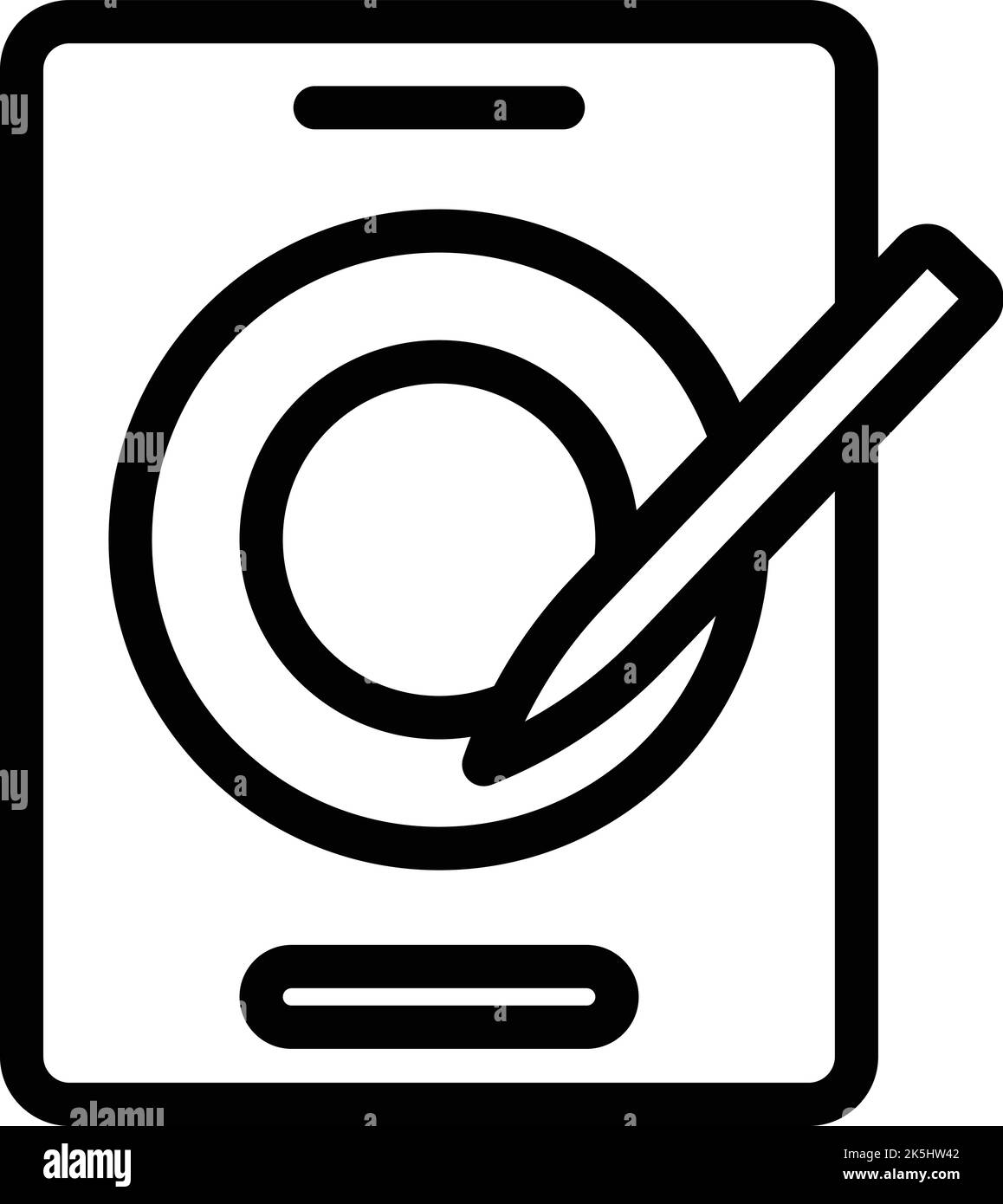 Digital tablet signature Black and White Stock Photos & Images - Alamy