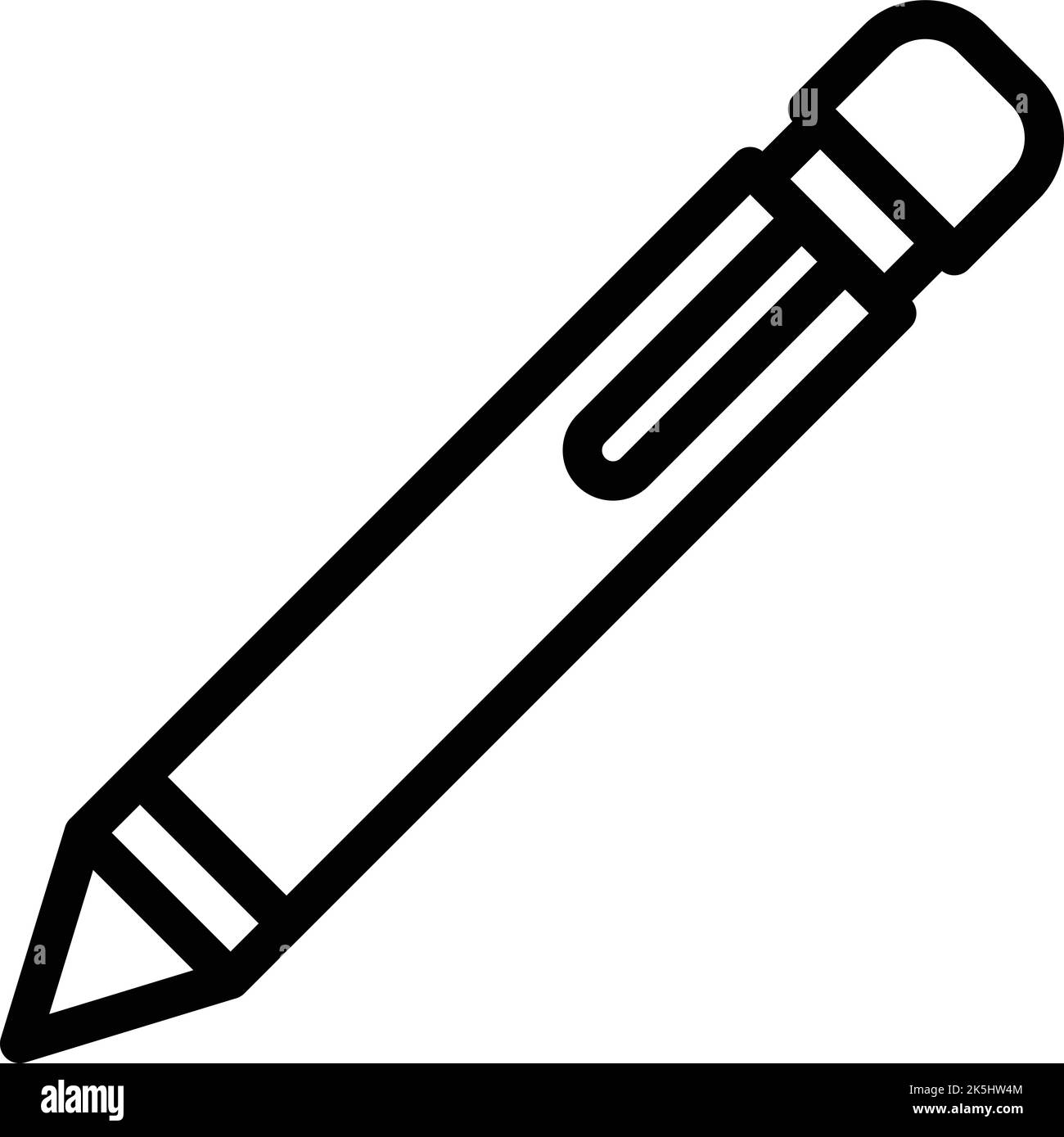Computer pen icon outline vector. Digital design. Draw cell Stock ...