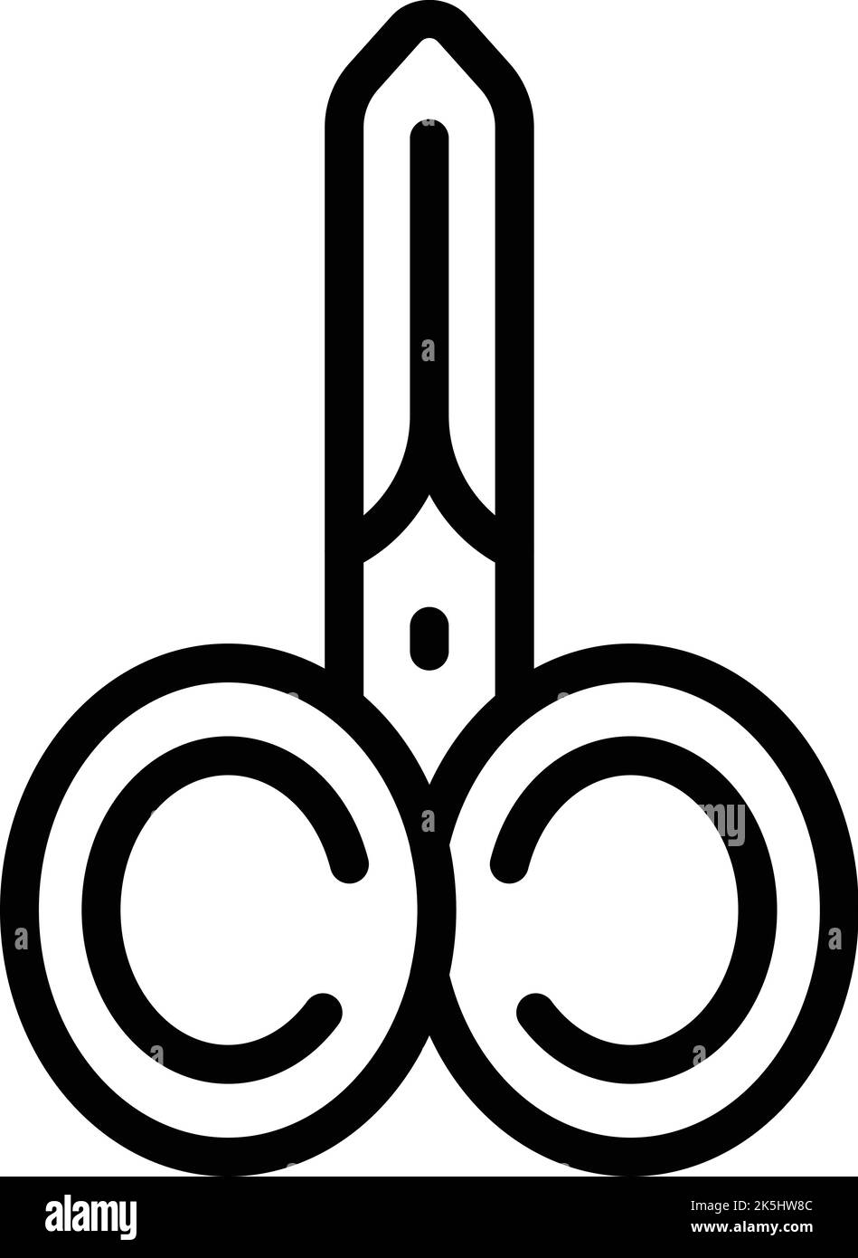 Lips brush icon outline Cut Out Stock Images & Pictures - Alamy