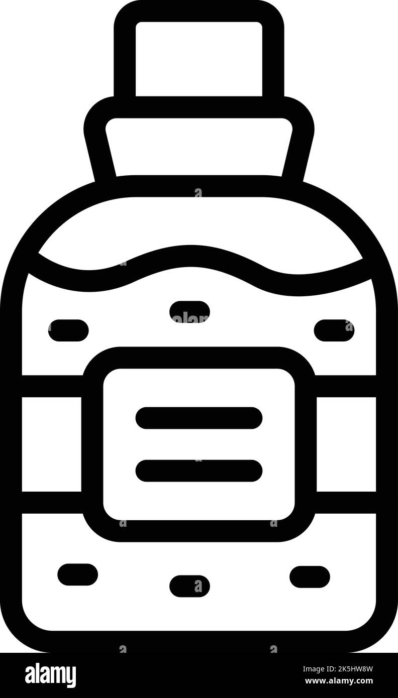 Nail spray icon outline vector. Polish bar. Studio care Stock Vector ...