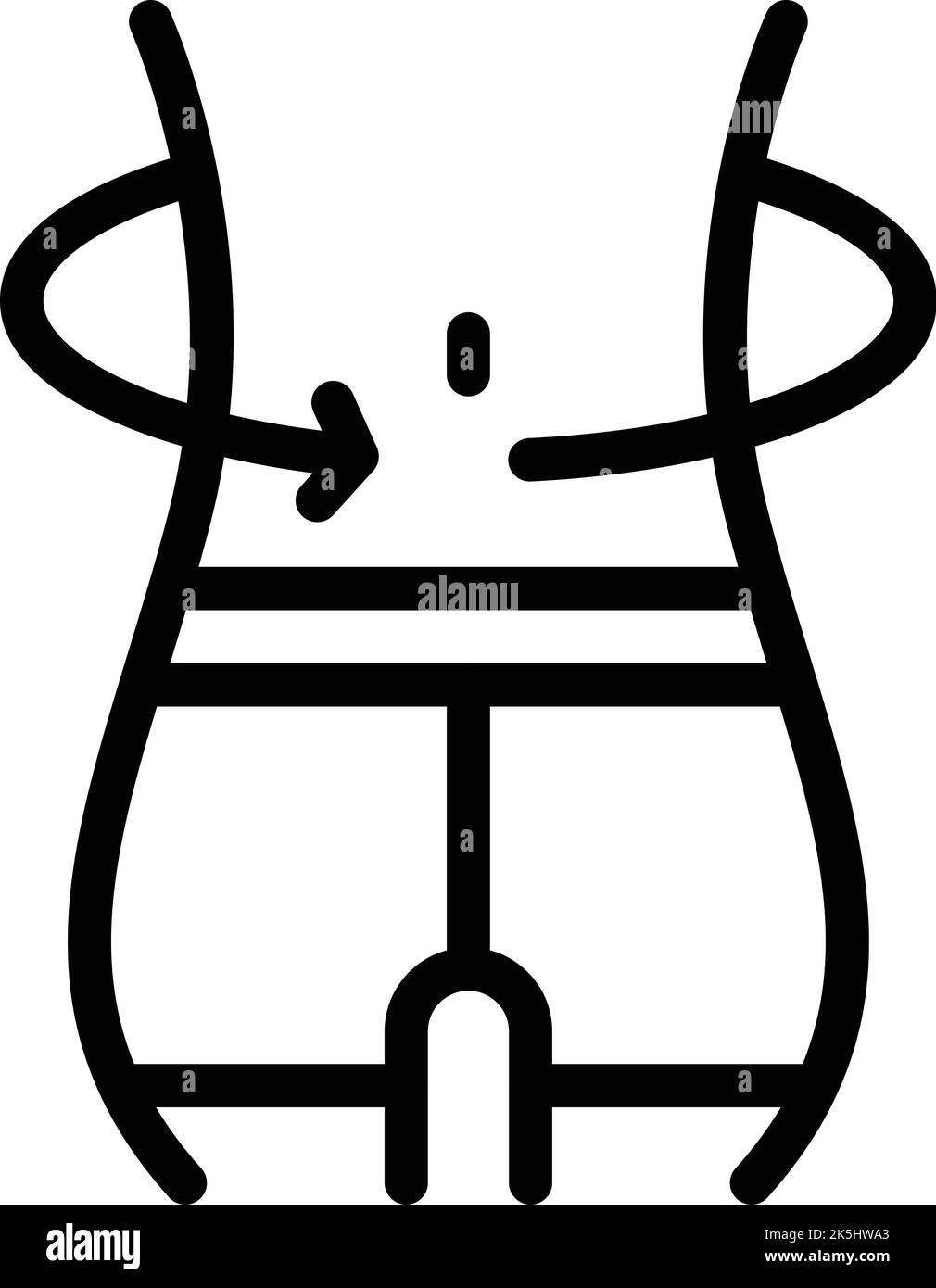 Fit diet icon outline vector. Run program. Counter care Stock Vector ...