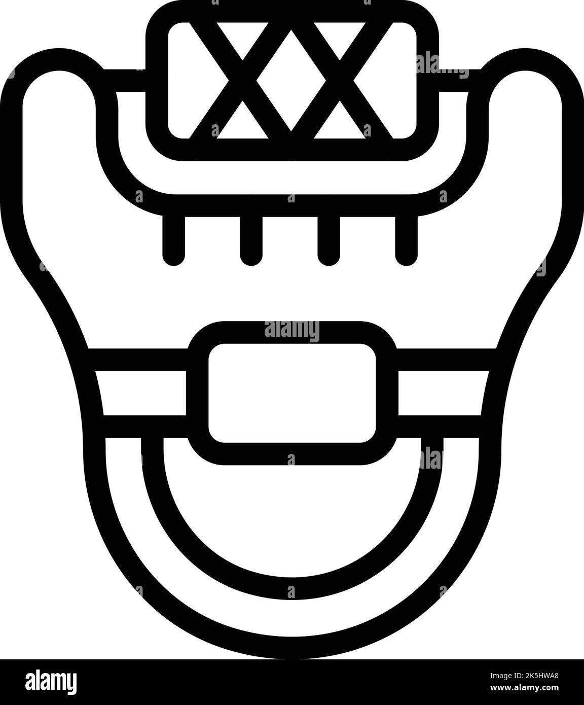 Lips brush icon outline Cut Out Stock Images & Pictures - Alamy