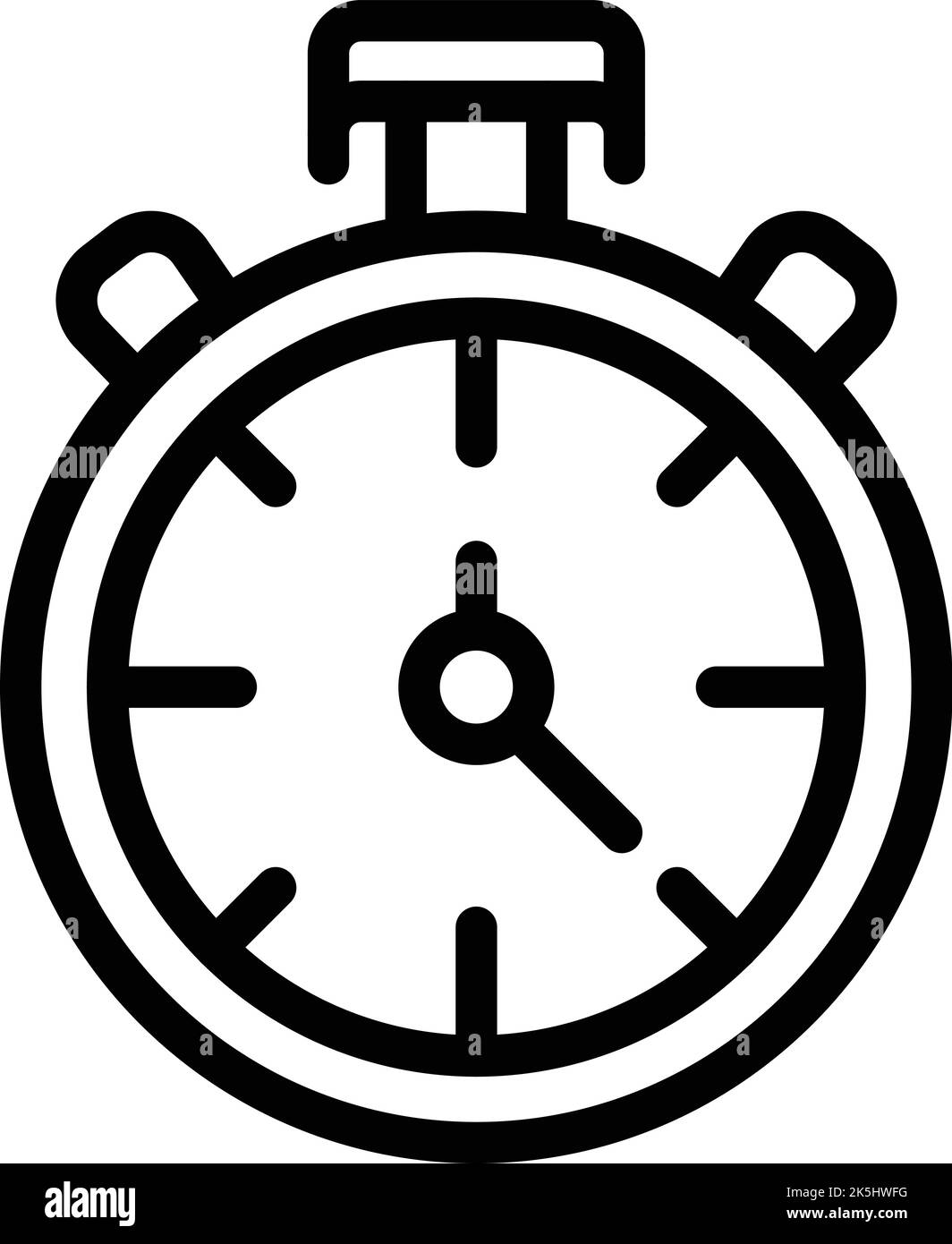 Sport Stopwatch Icon Outline Vector Care Info Calorie Device Stock Vector Image And Art Alamy