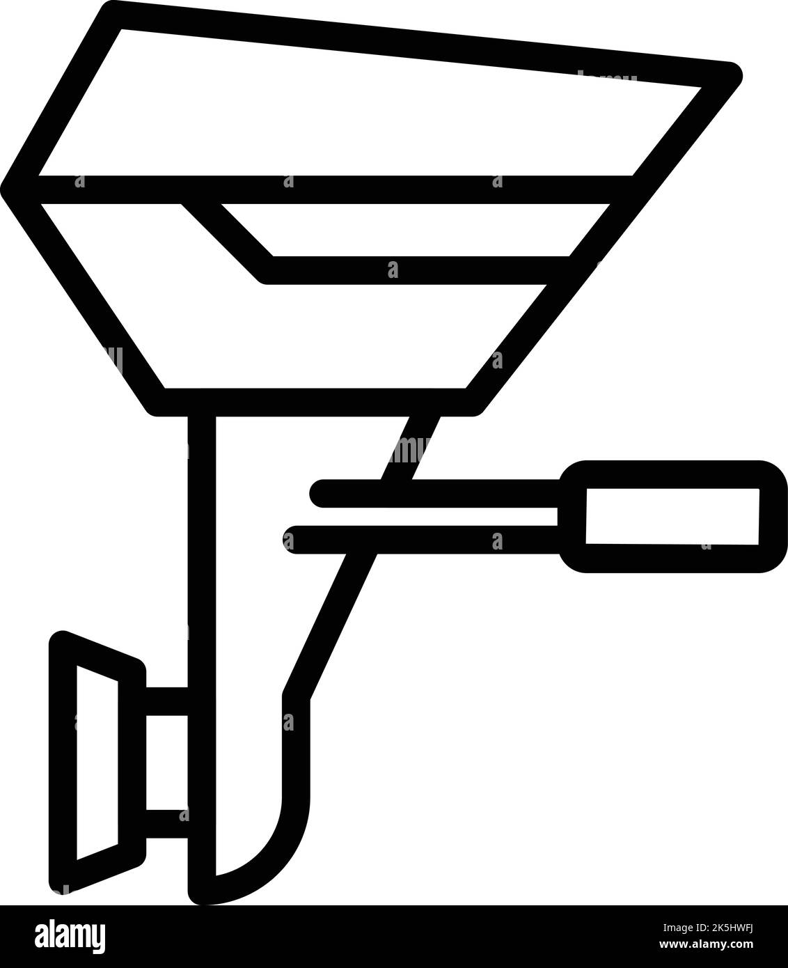 Steel motorboat icon outline vector. Motor engine. Fishing cruise Stock ...