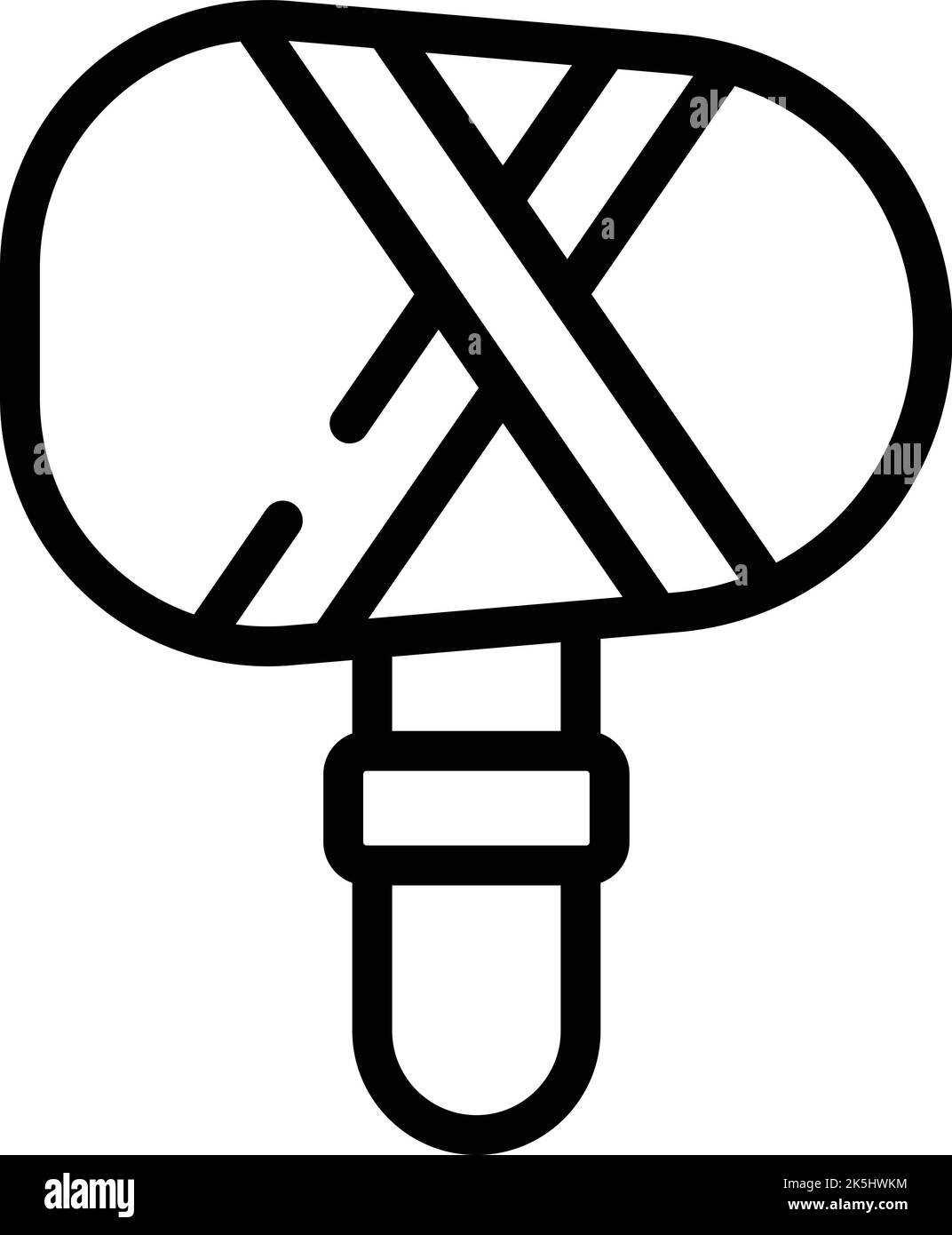 Paleo hammer icon outline vector. Paleo diet. Free food Stock Vector ...