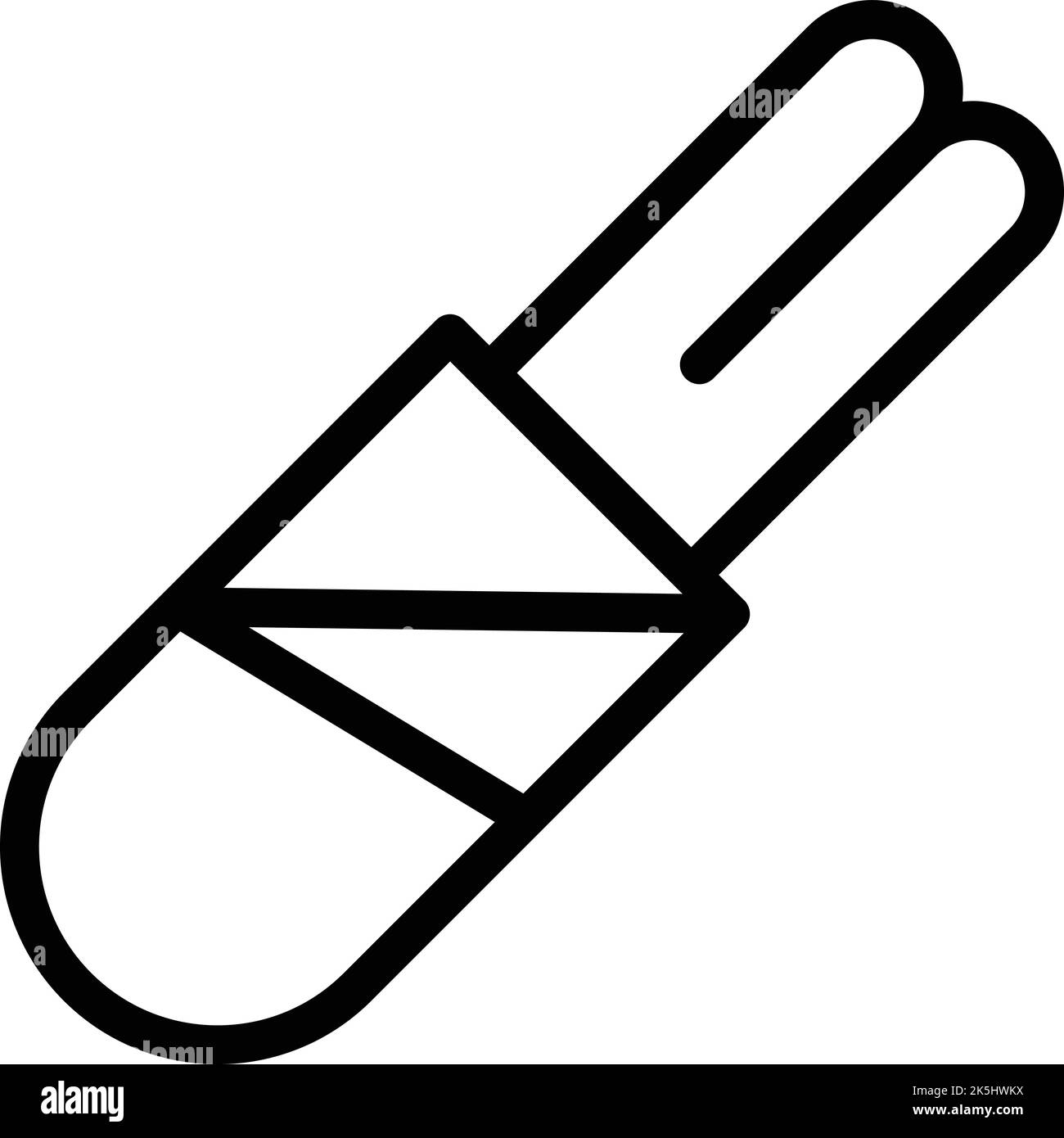 Churro cookie icon outline vector. Spanish chocolate. Mexican dessert ...