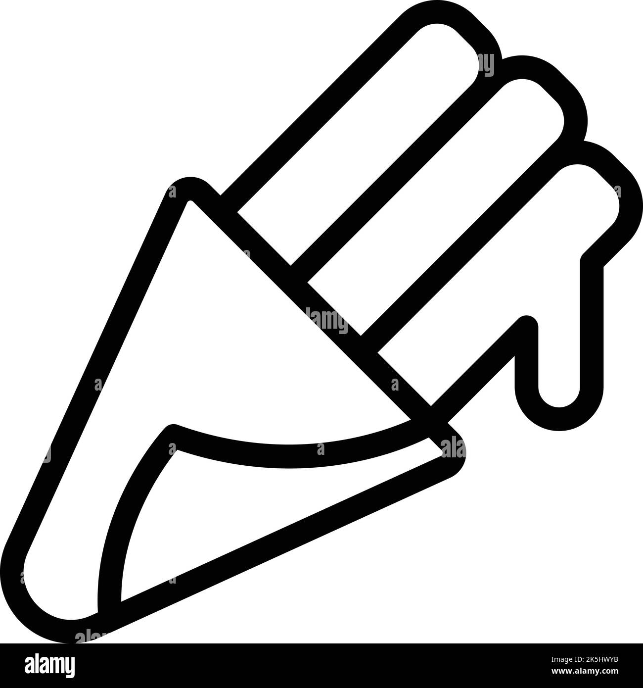 Spain churro icon outline vector. Chocolate food. Mexican dessert Stock ...