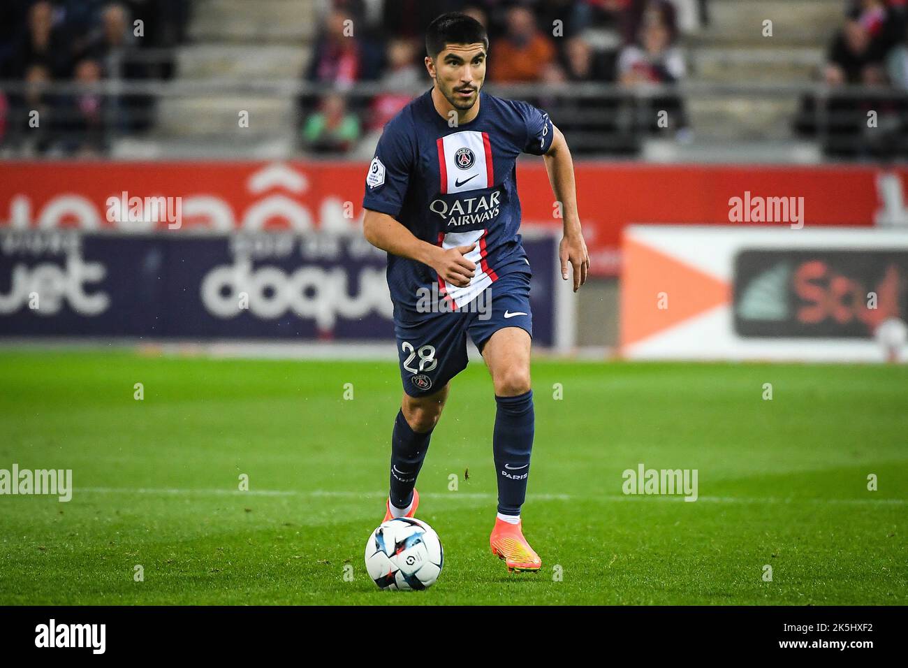 Carlos SOLER of PSG during the French championship Ligue 1 football match between Stade de Reims ...