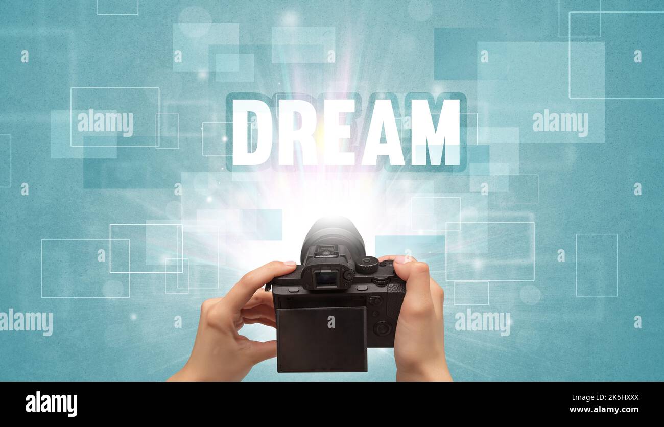 hand holding digital camera, traveling concept Stock Photo - Alamy
