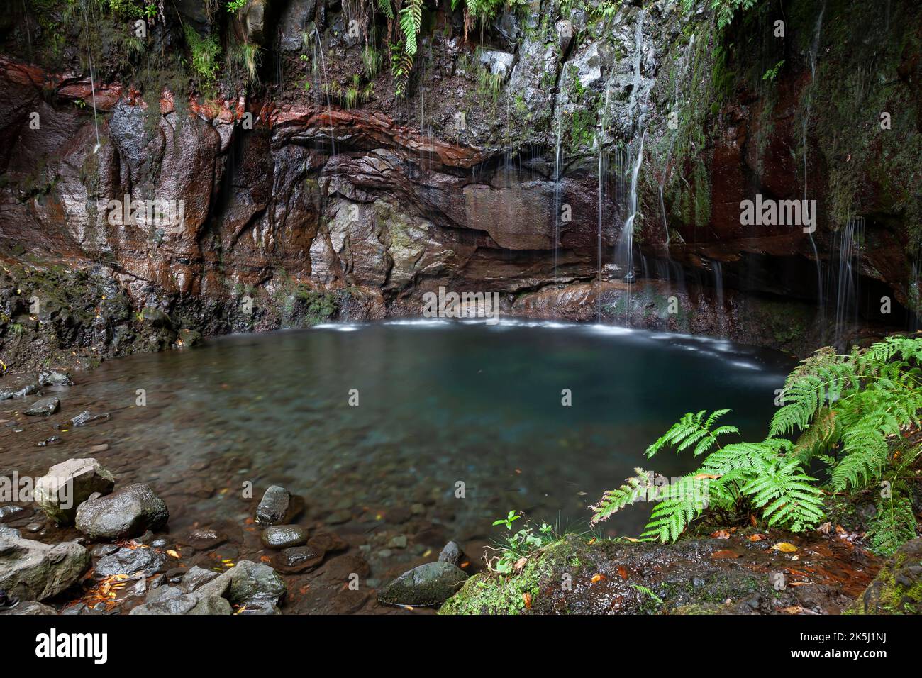 25 Fontes Falls, Madeira, Portugal Stock Photo - Alamy