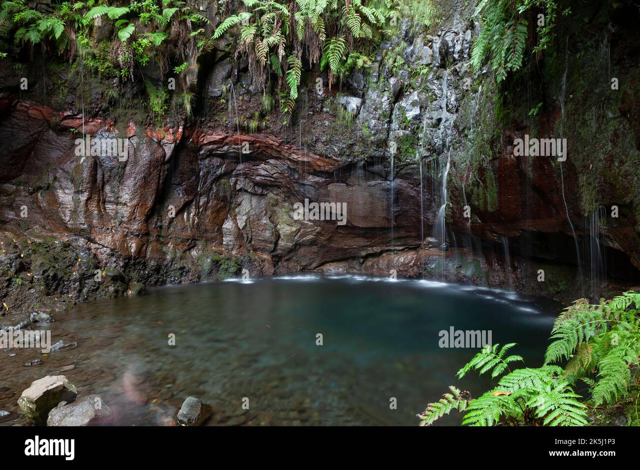25 Fontes Falls, Madeira, Portugal Stock Photo - Alamy