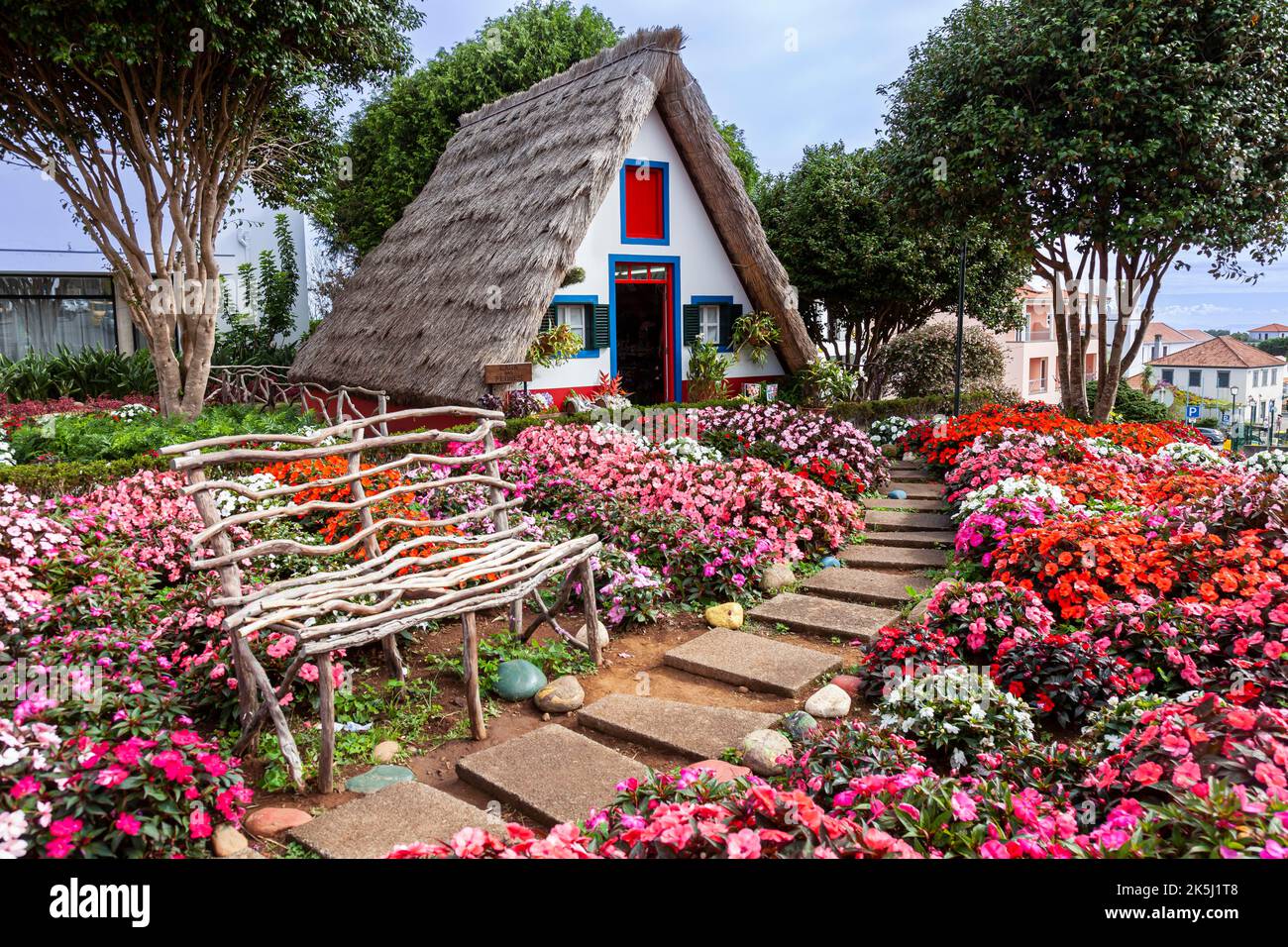Typical historical traditional cottage santana- houses, Santana ...