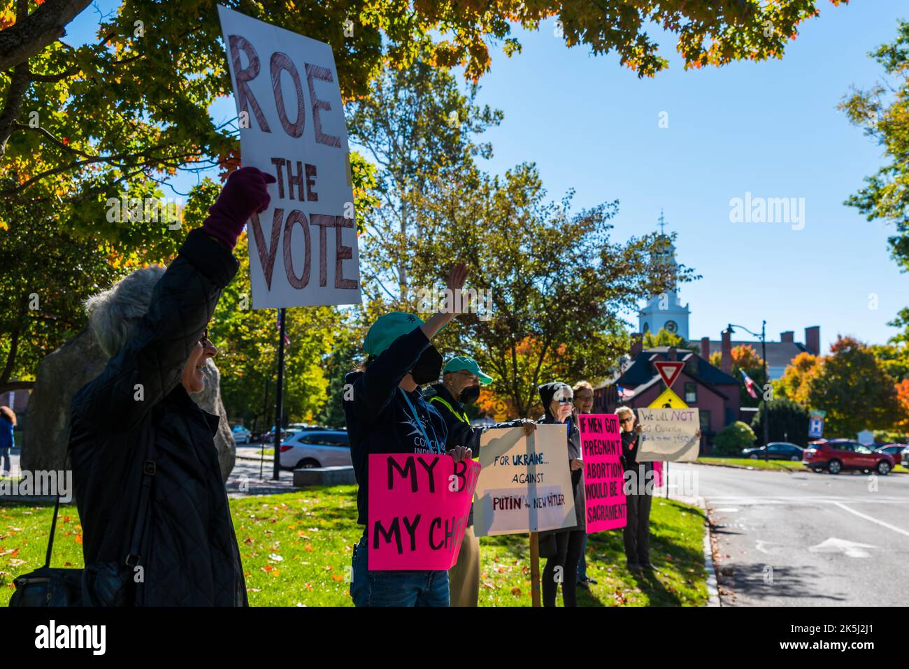 Concord, Massachusetts. 8th October, 2022. Rally organized by Concord ...