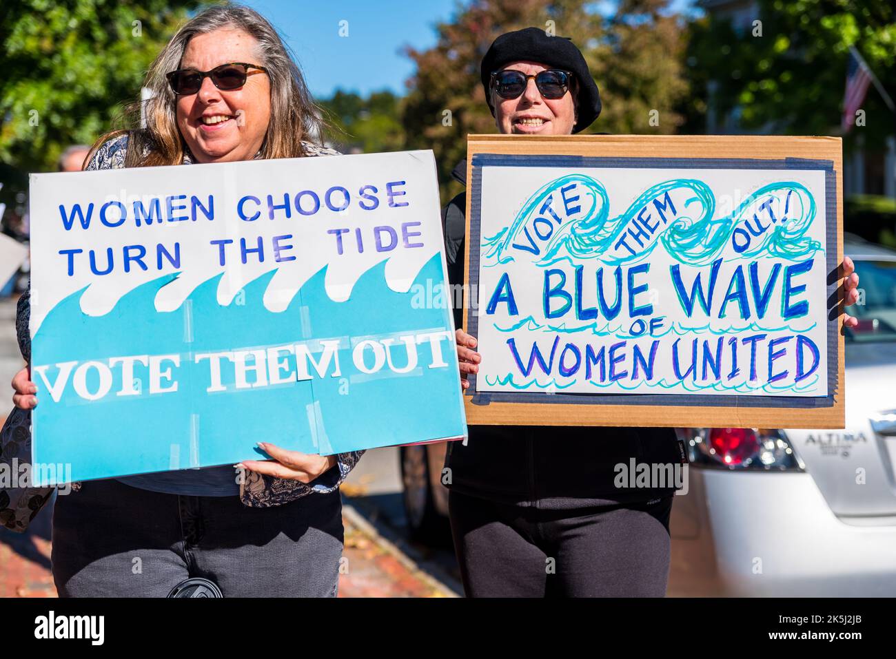 Concord, Massachusetts. 8th October, 2022. Rally organized by Concord ...