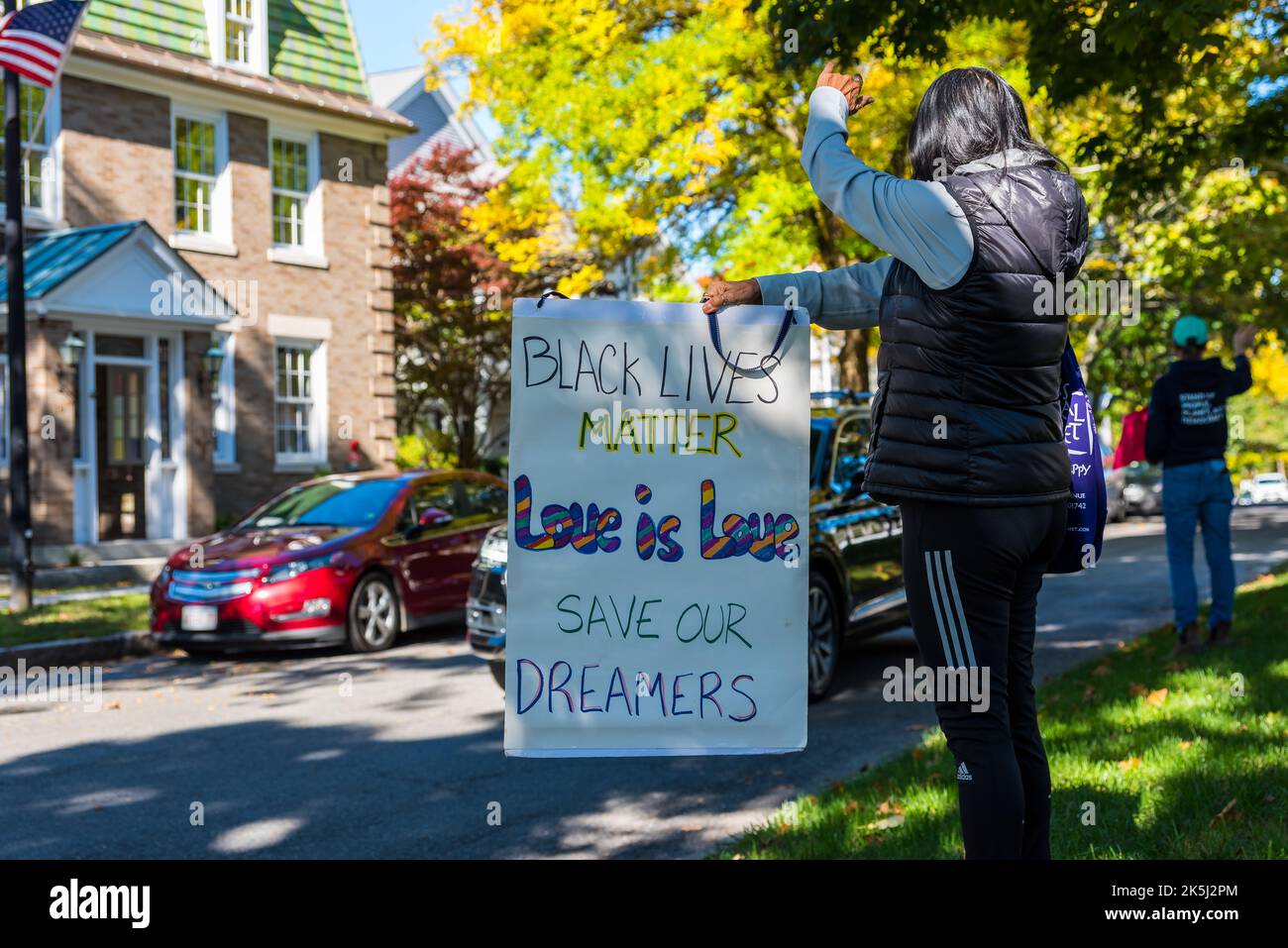 Concord, Massachusetts. 8th October, 2022. Rally organized by Concord ...