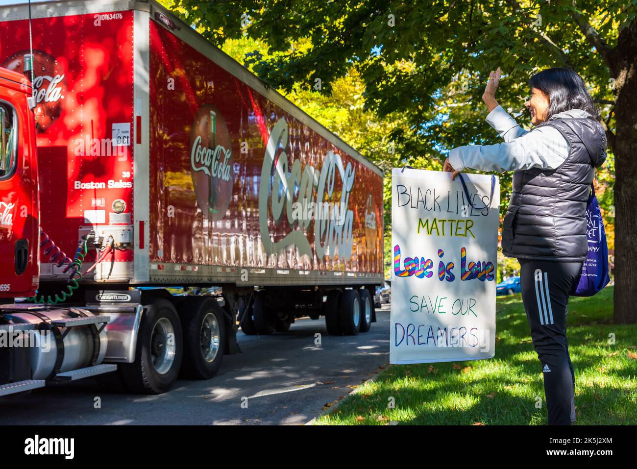 Concord, Massachusetts. 8th October, 2022. Rally organized by Concord ...