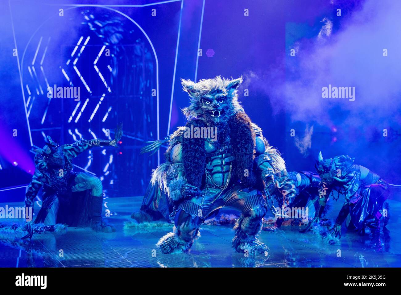 Cologne, Germany. 08th Oct, 2022. The character "The Werewolf" is on ...