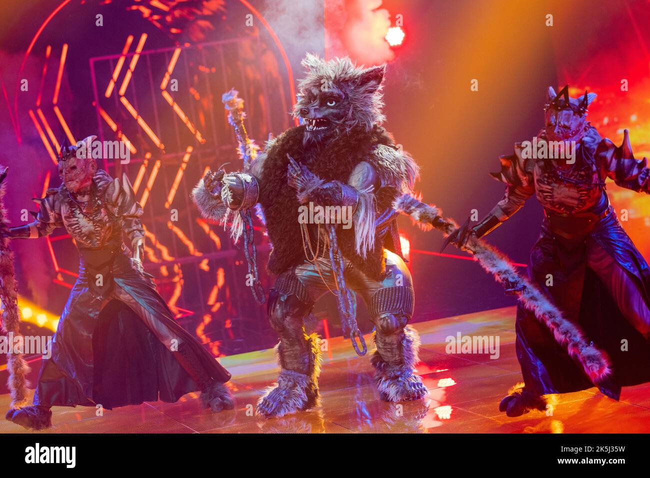 Cologne, Germany. 08th Oct, 2022. The character "The Werewolf" is on ...